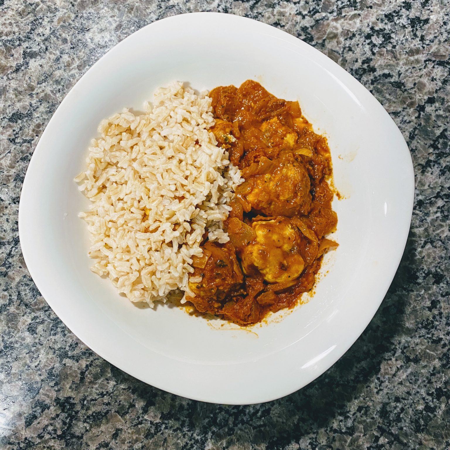 Tikka Masala Turkey Meatballs