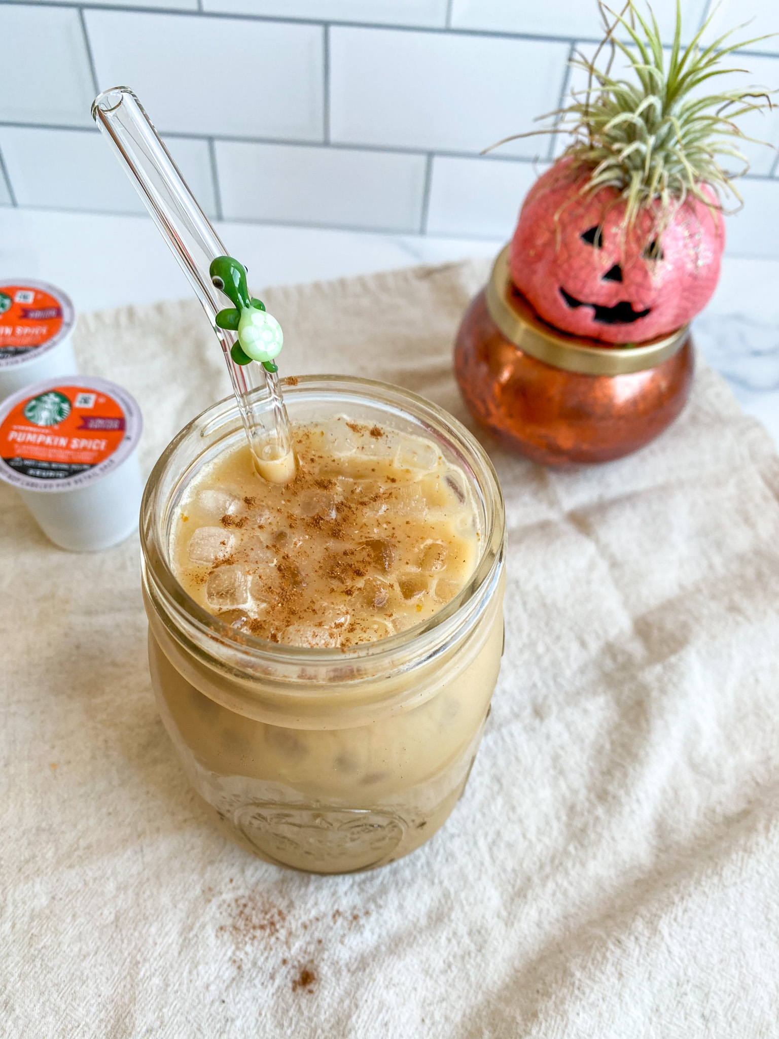 Homemade Pumpkin Spice Lattes - Haley Nicole Fit