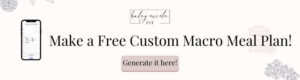 Meal Plan Generator: How To Make A Macro Meal Plan