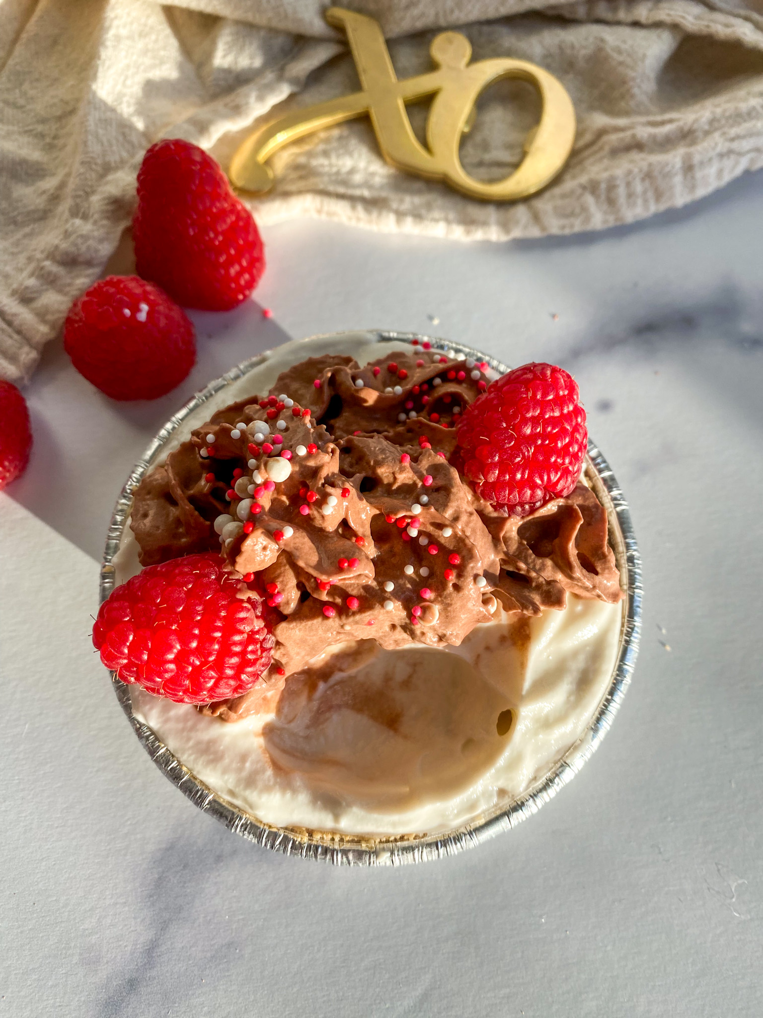 Easy 3 Ingredient Yogurt Pie